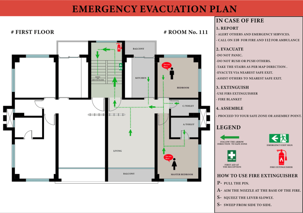 Emergency Evacuation Plan – Overland Thimphu Hotel